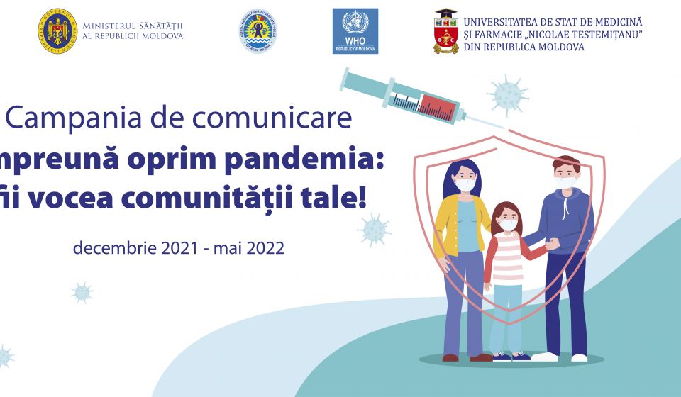 Transmisiune live: campanie de comunicare „Împreună oprim pandemia: fii ...